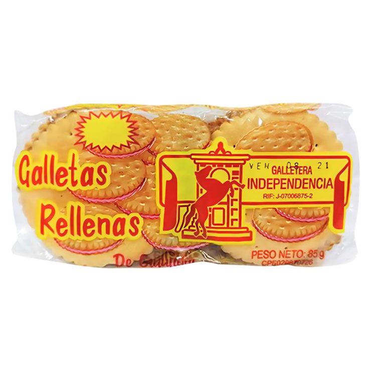 Galletera Independencia Galletas Rellenas 85g — Sabores Market