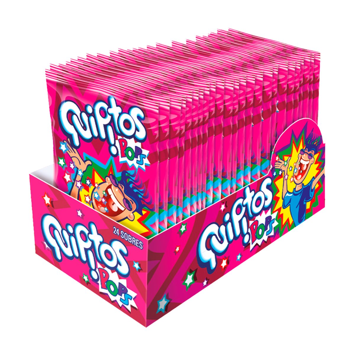 Quipitos Pops Display - 24 Unidades — Sabores Market